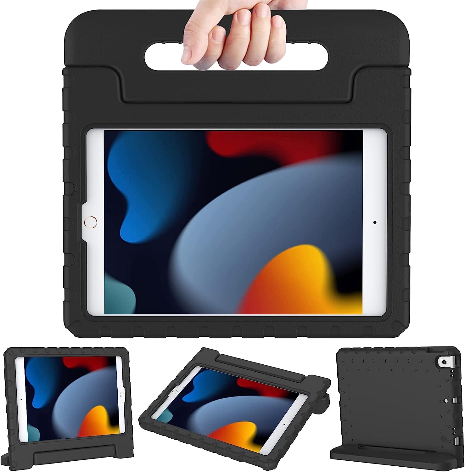 Shockproof Case w Handle & Stand for iPad 9th / 8th / 7th Gen & iPad A ...