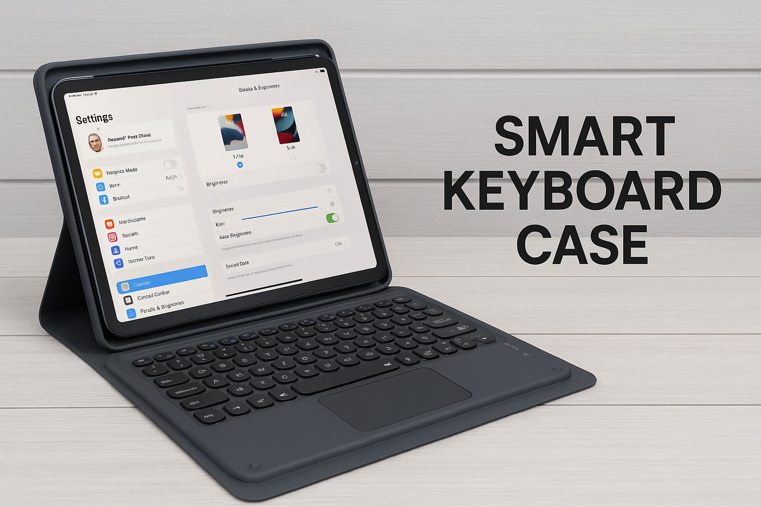 Smart Keyboard Case for iP Air 11" / Air 10.9" (4th & 5th Gen), iPad P ...